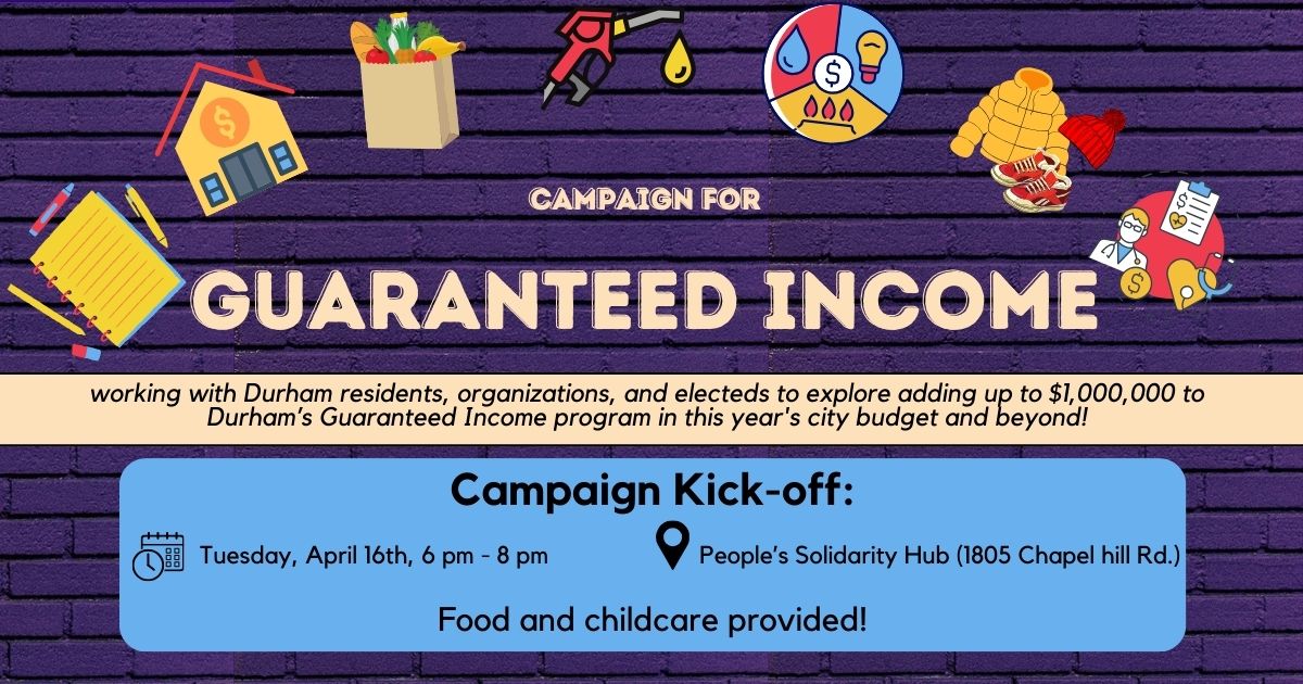 2024: Guaranteed Income - Durham for All